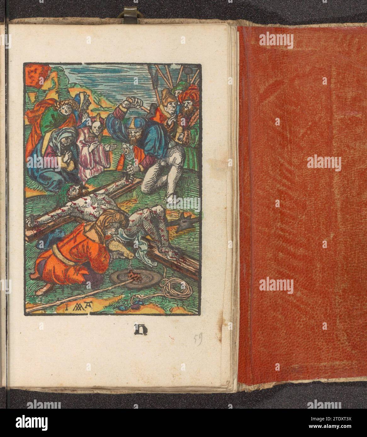 Christ on the cross supported hi-res stock photography and images - Alamy