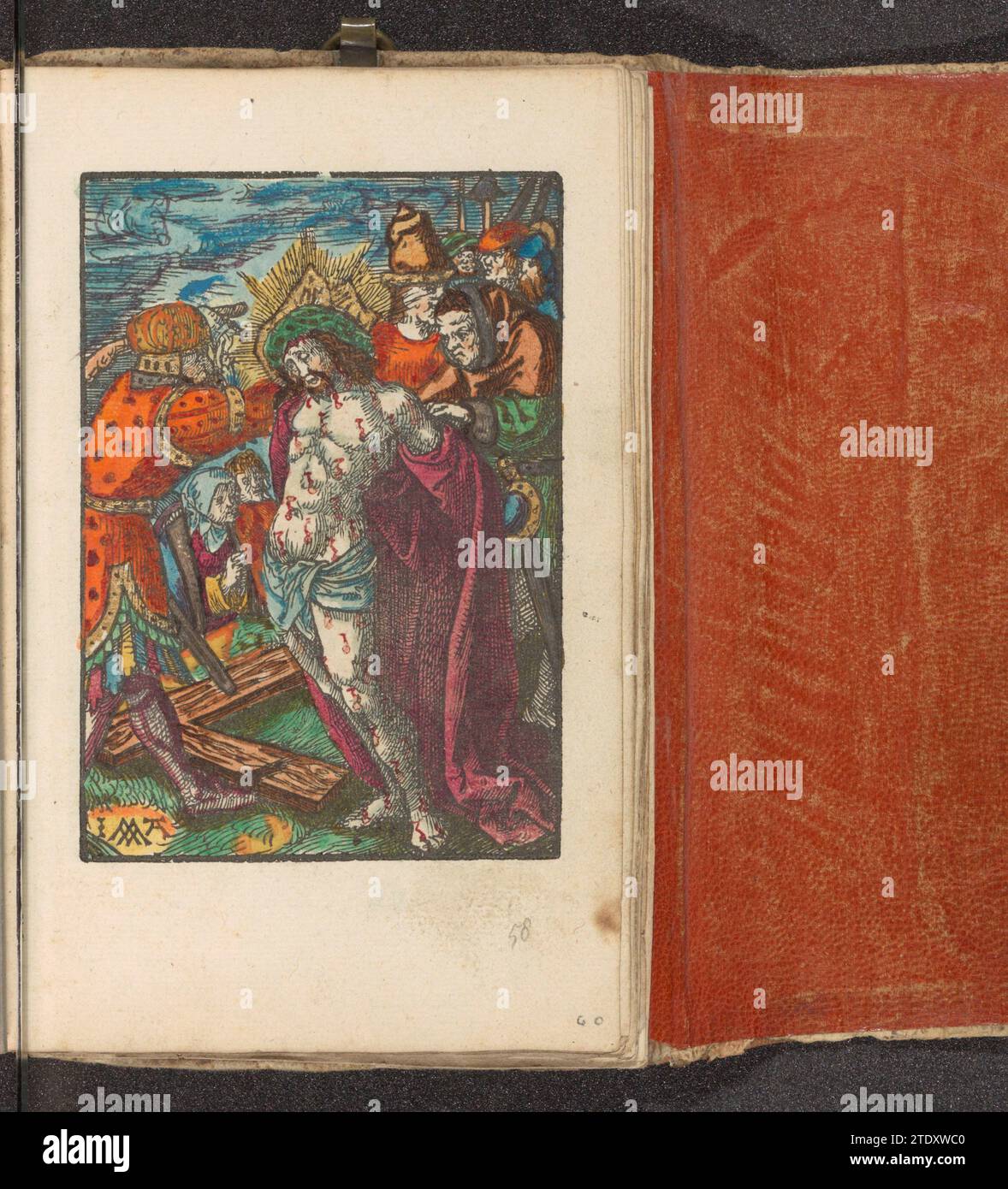 Christ is taken by his cloak, c. 1530 Christ stands at the cross with ...