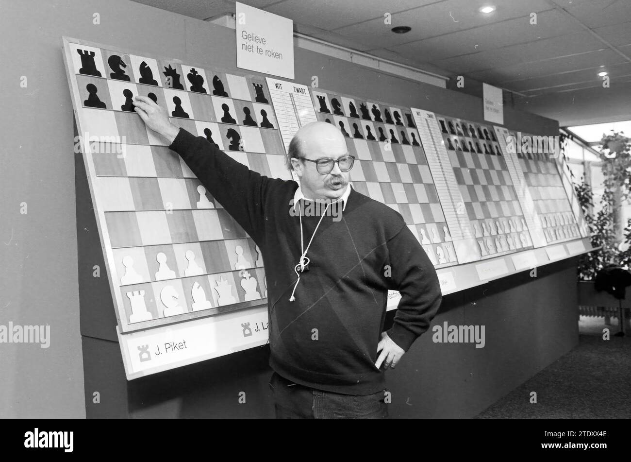 Chessboards hoogovens chess tournament hi-res stock photography and ...