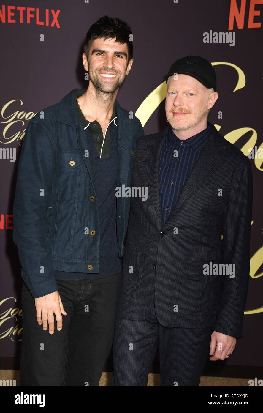 Los Angeles, Ca. 19th Dec, 2023. Justin Mikita and Jesse Tyler Ferguson ...