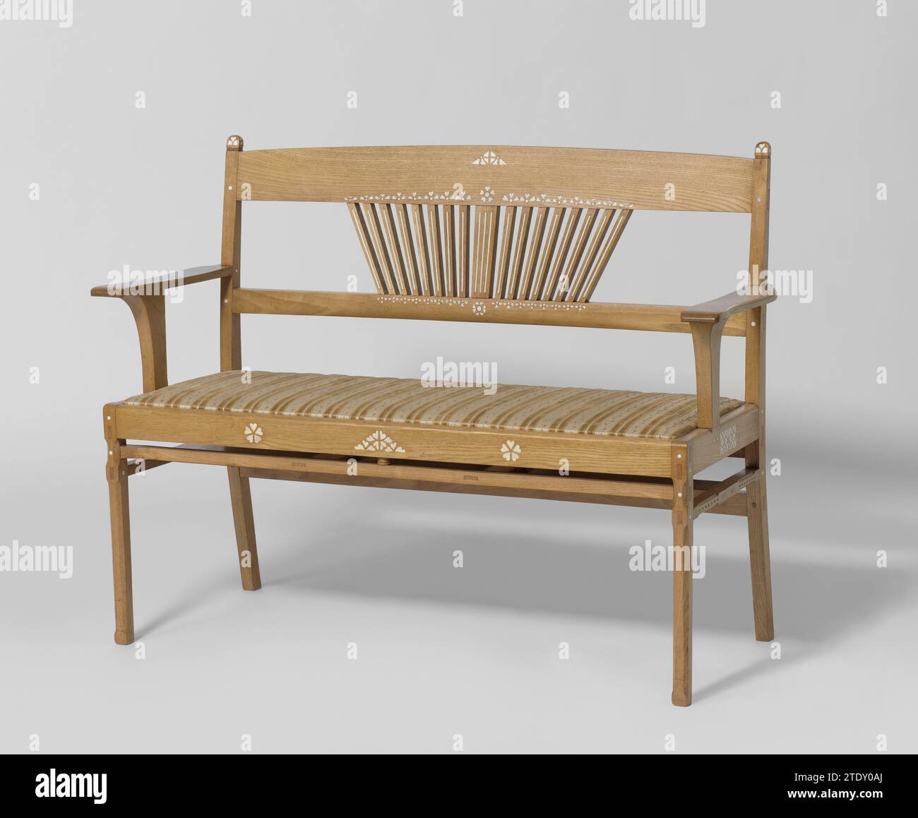 Bank with invested heart -shaped motives, art dealership E.J. van ...