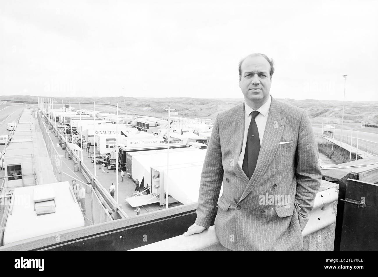 Portrait Jim Vermeulen, circuit director, during Grand Prix, Zandvoort ...
