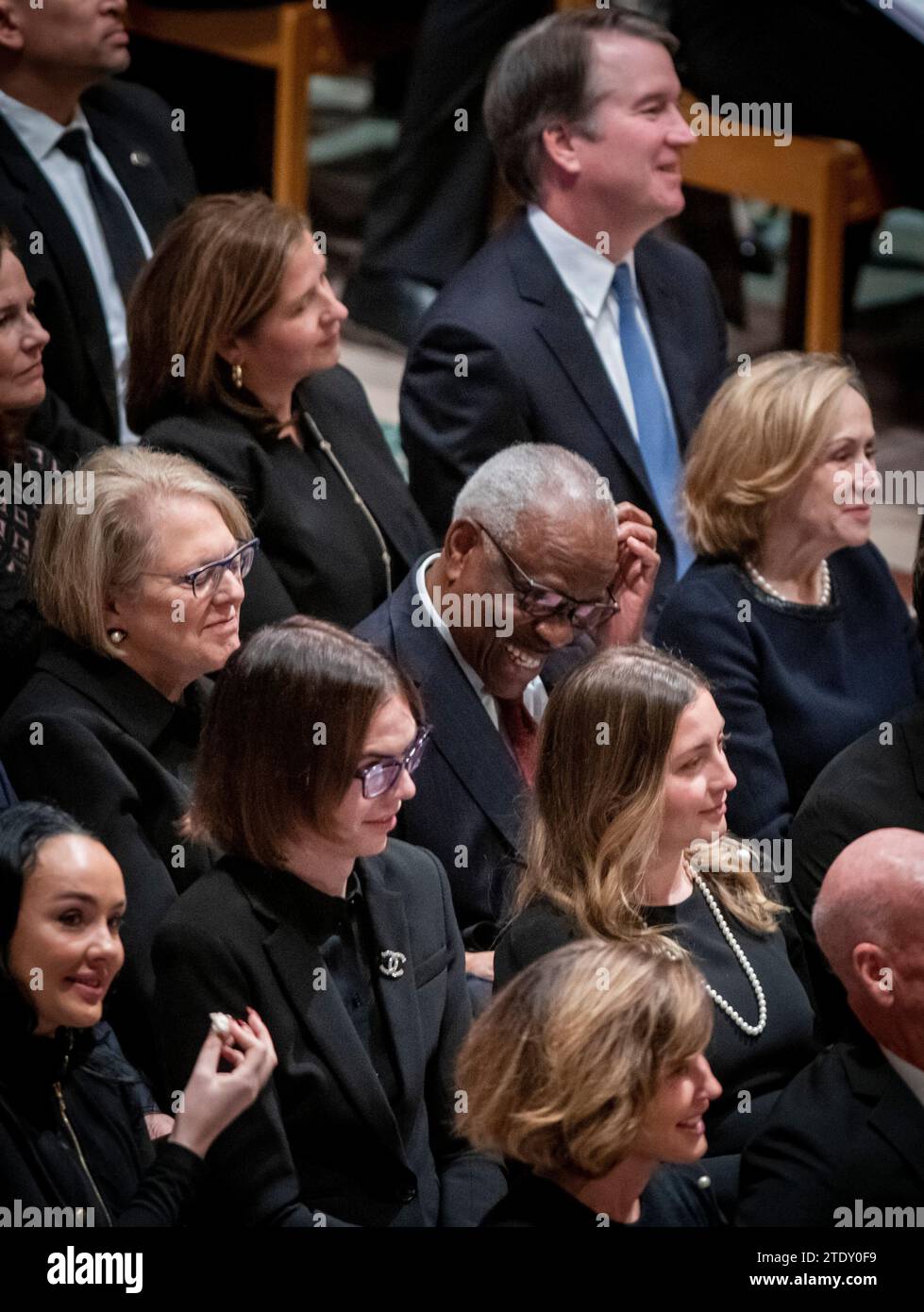 Washington, DC, US, December 19, 2023. Justice Brett Kavanaugh and his ...