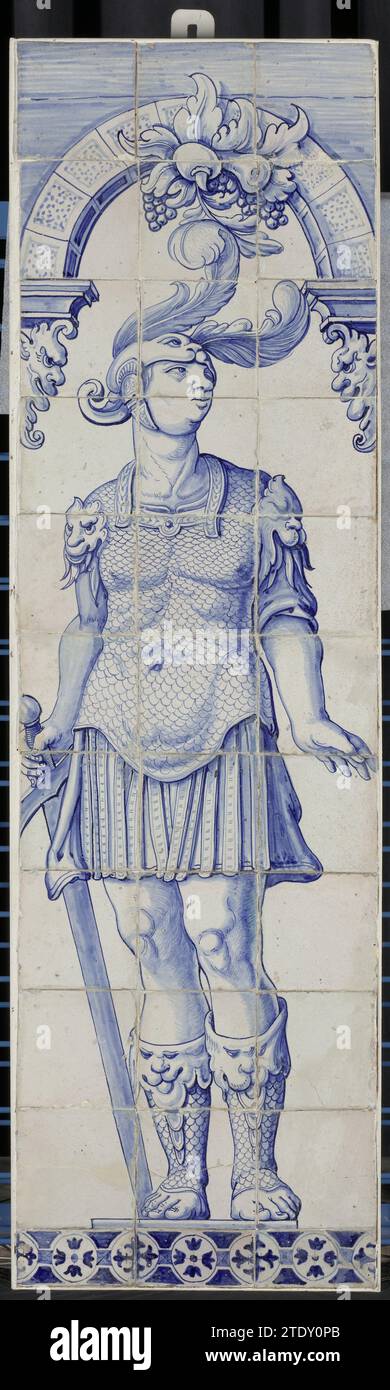 Blue painted roman soldier hi-res stock photography and images - Alamy