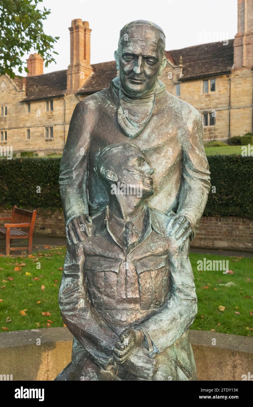 England, West Sussex, East Grinstead, Sir Archibald McIndoe Statue ...