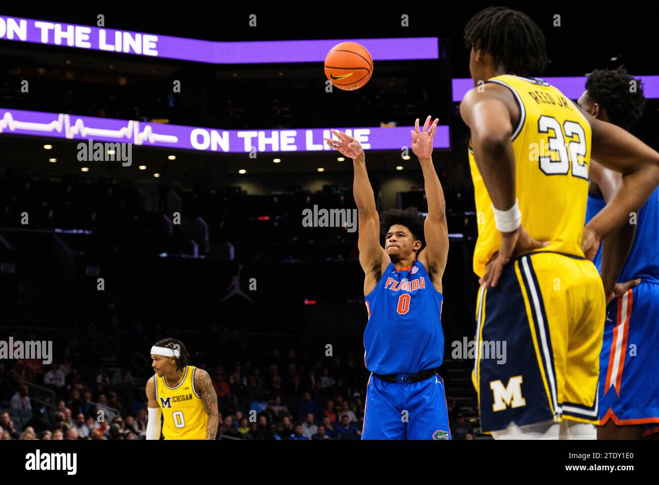 Charlotte, North Carolina, USA. 19th Dec, 2023. Florida Gators guard ...