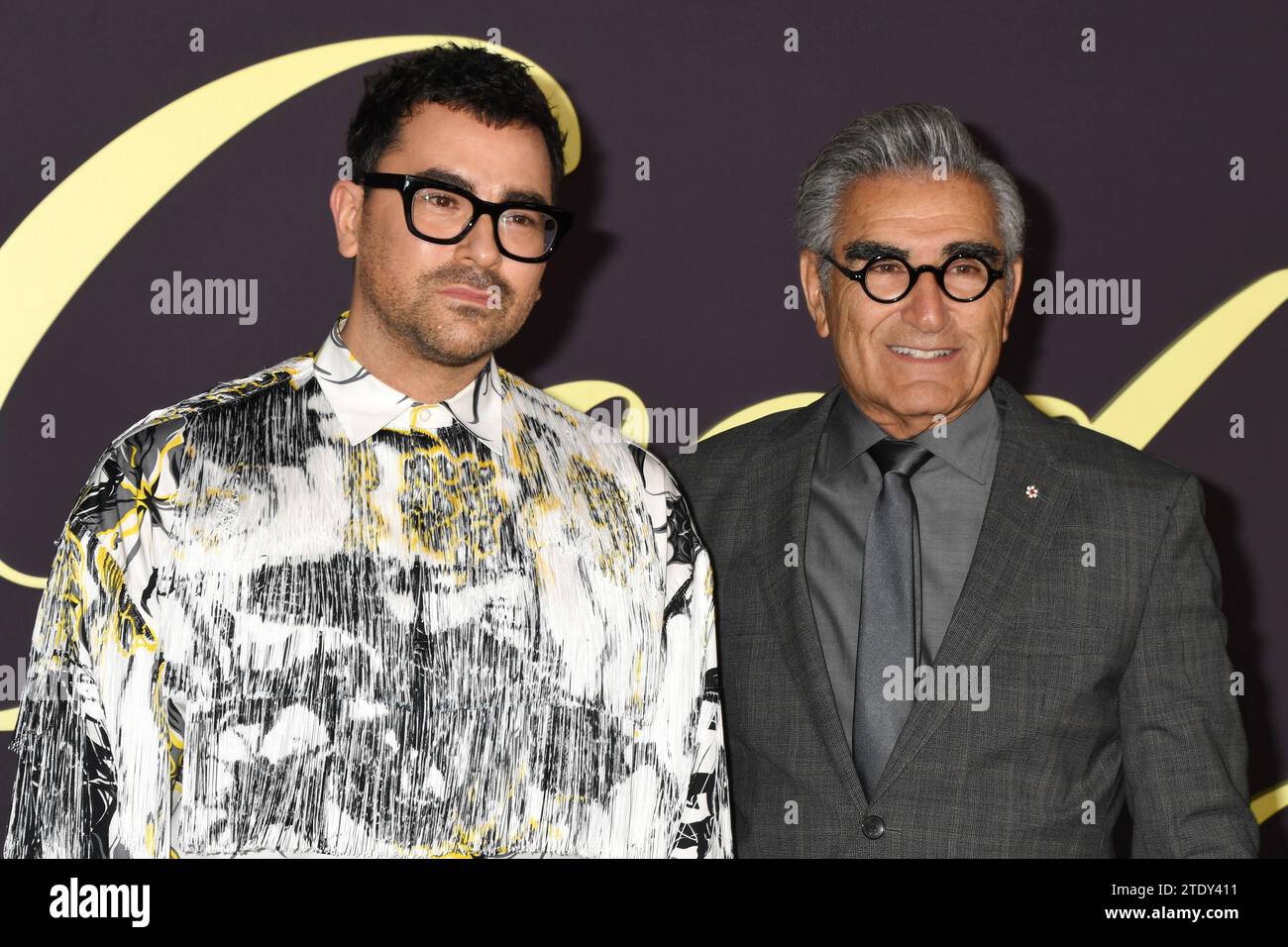 Los Angeles, Ca. 19th Dec, 2023. Daniel Levy and Eugene Levy at the ...