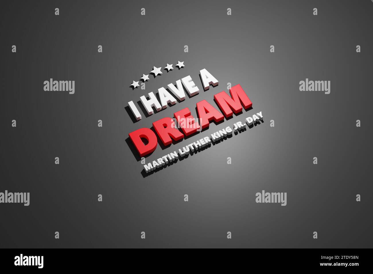 poster of martin luther king jr. day, MLK with i have a dream, template ...