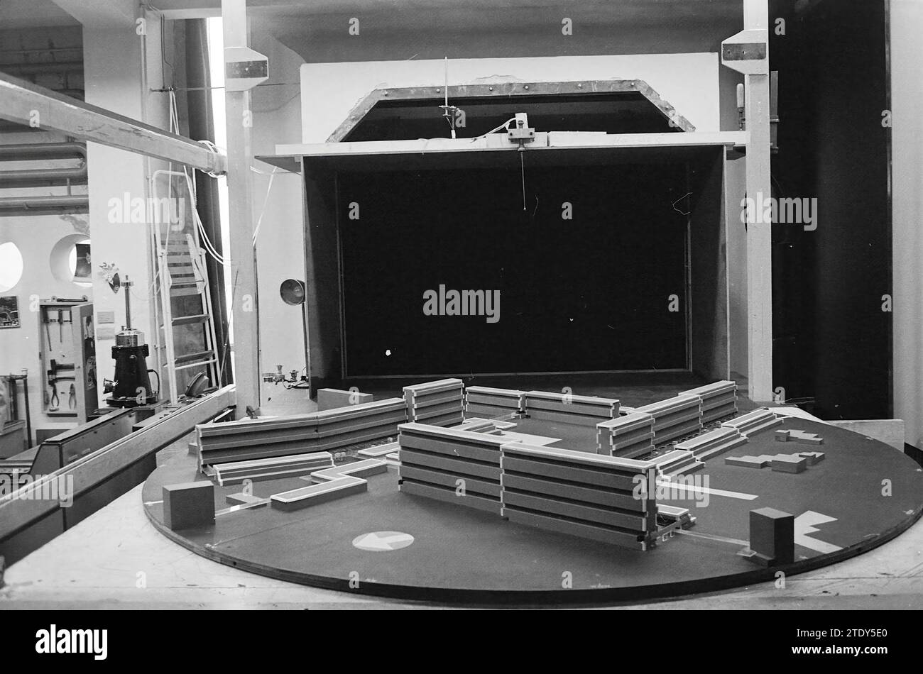 Aviation lab tests, Air Force and alarm, Amsterdam, Anthony Fokkerweg ...