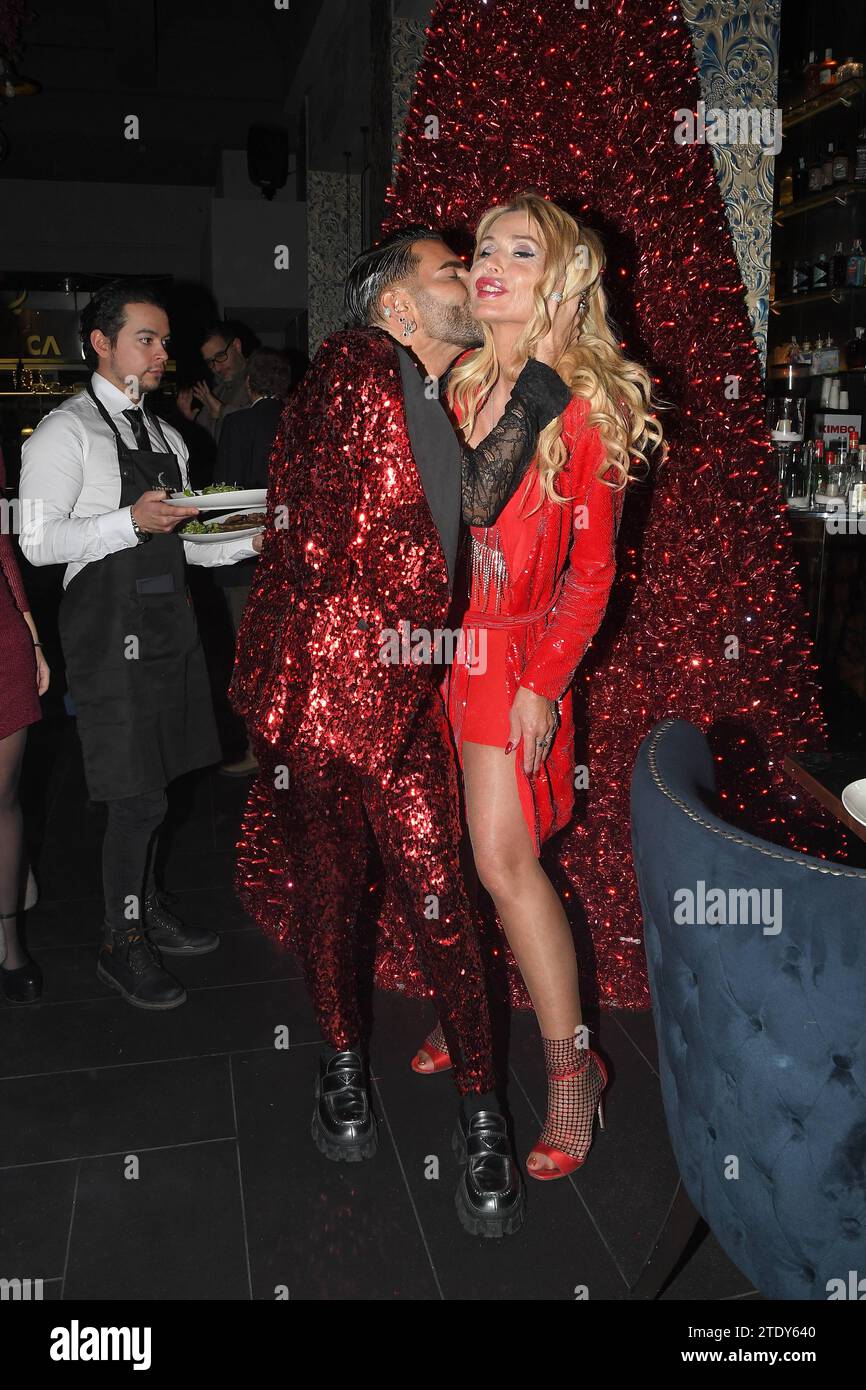 Rome, Italy. 19th Dec, 2023. Rome, Carnica Restaurant Christmas Dinner ...