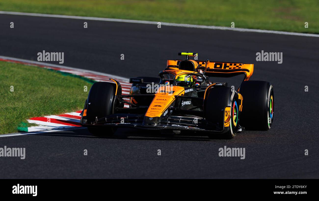 Suzuka Grand Prix Circuit, 20 December 2023: Lando Norris (GBR) of team ...