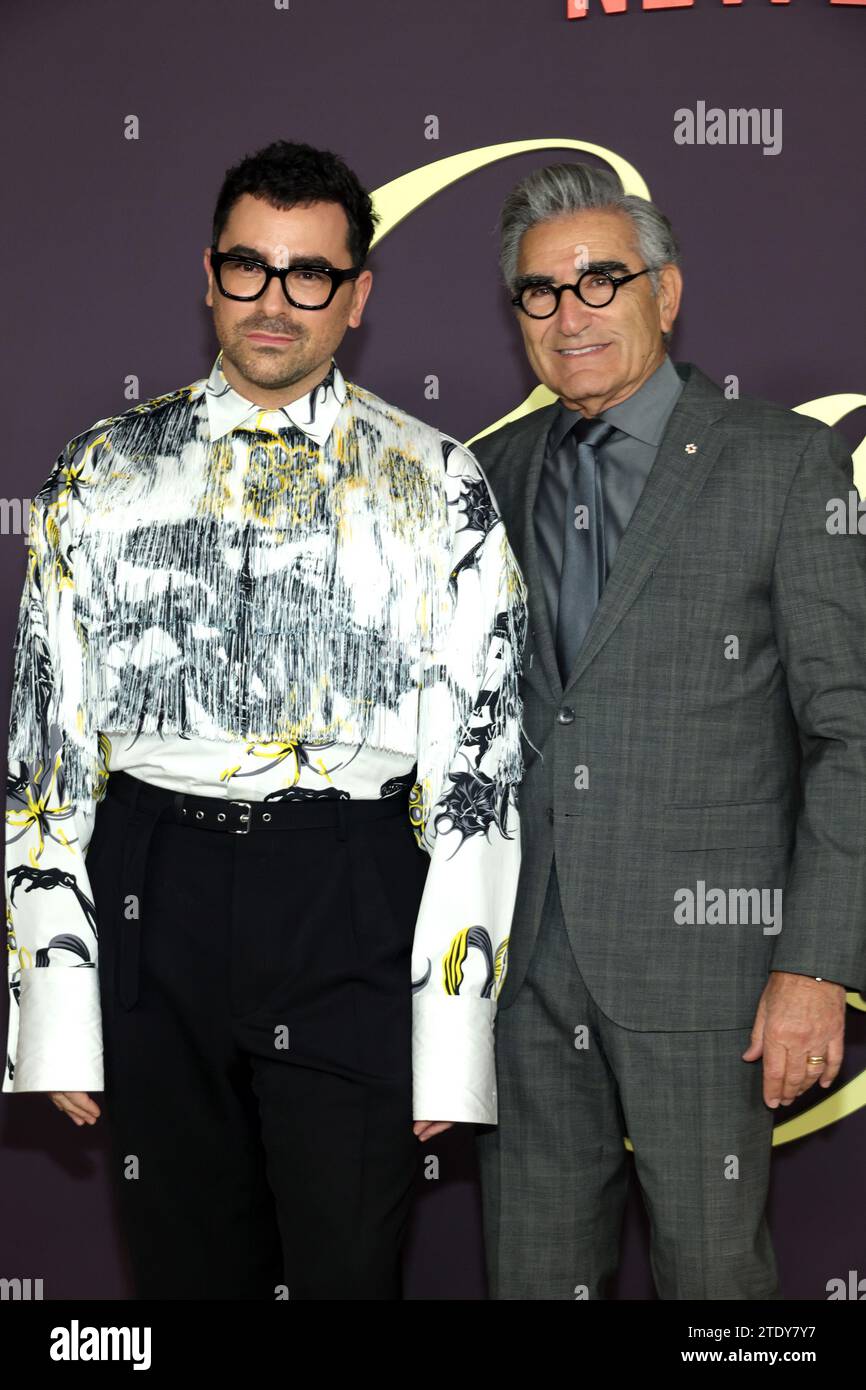 Los Angeles, Ca. 19th Dec, 2023. Daniel Levy and Eugene Levy at the ...