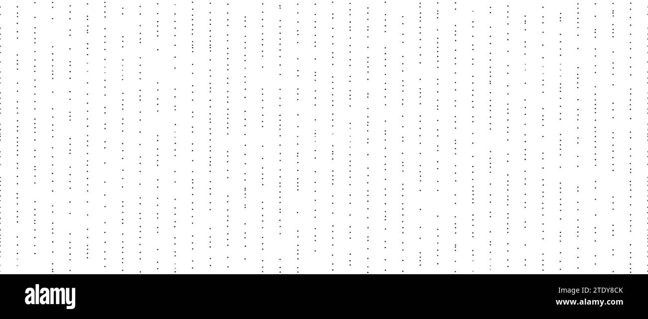 Dotted lines seamless pattern. Black and white stippled background ...
