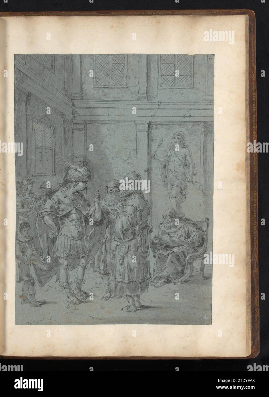 Alexander the Great at the Oracle of Delphi, Leonaert Bramer, c. 1655 ...