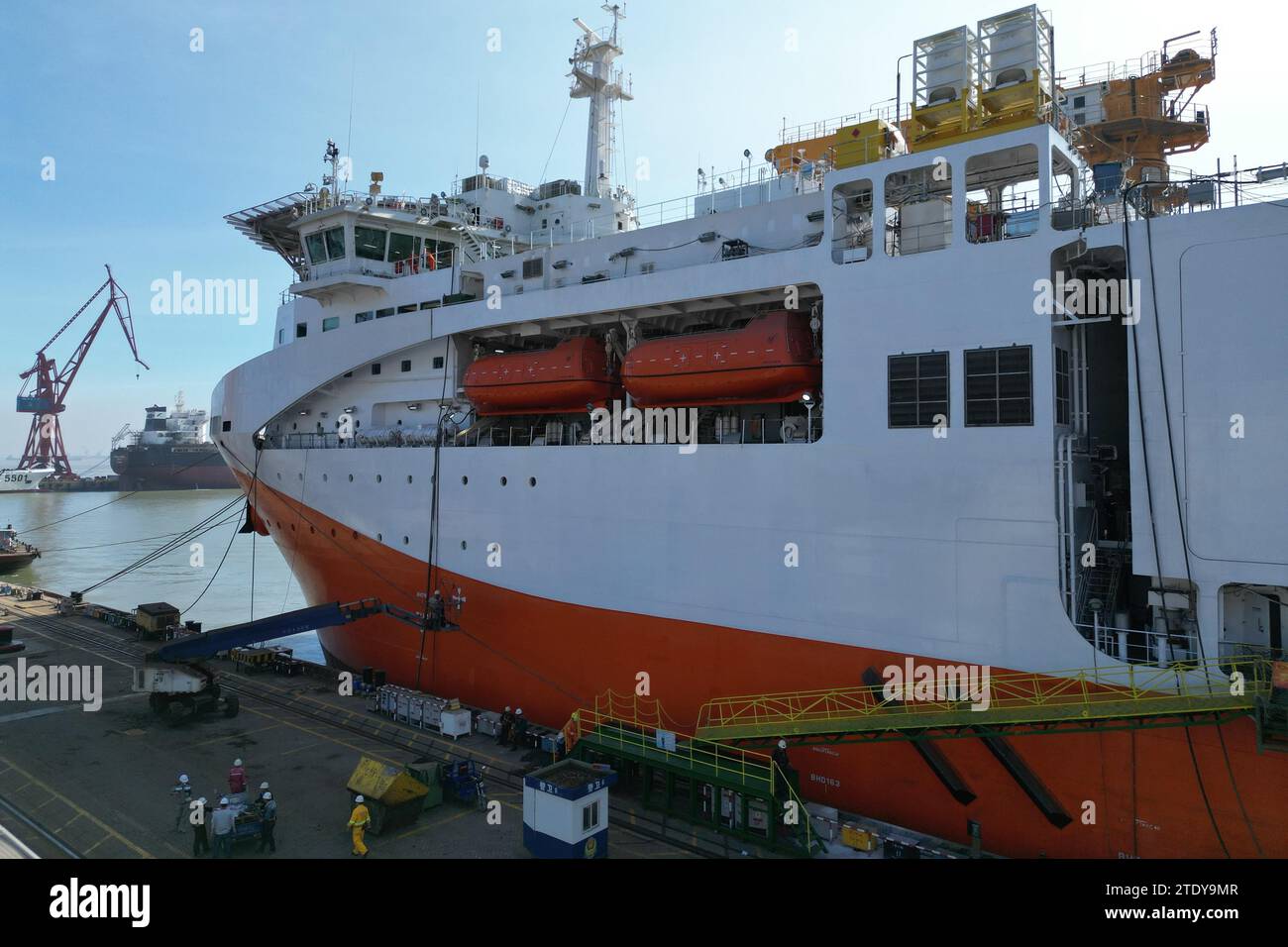 **CHINESE MAINLAND, HONG KONG, MACAU AND TAIWAN OUT** Aerial photo show ...