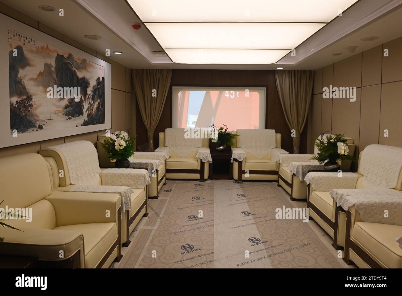 **CHINESE MAINLAND, HONG KONG, MACAU AND TAIWAN OUT** An interior view ...
