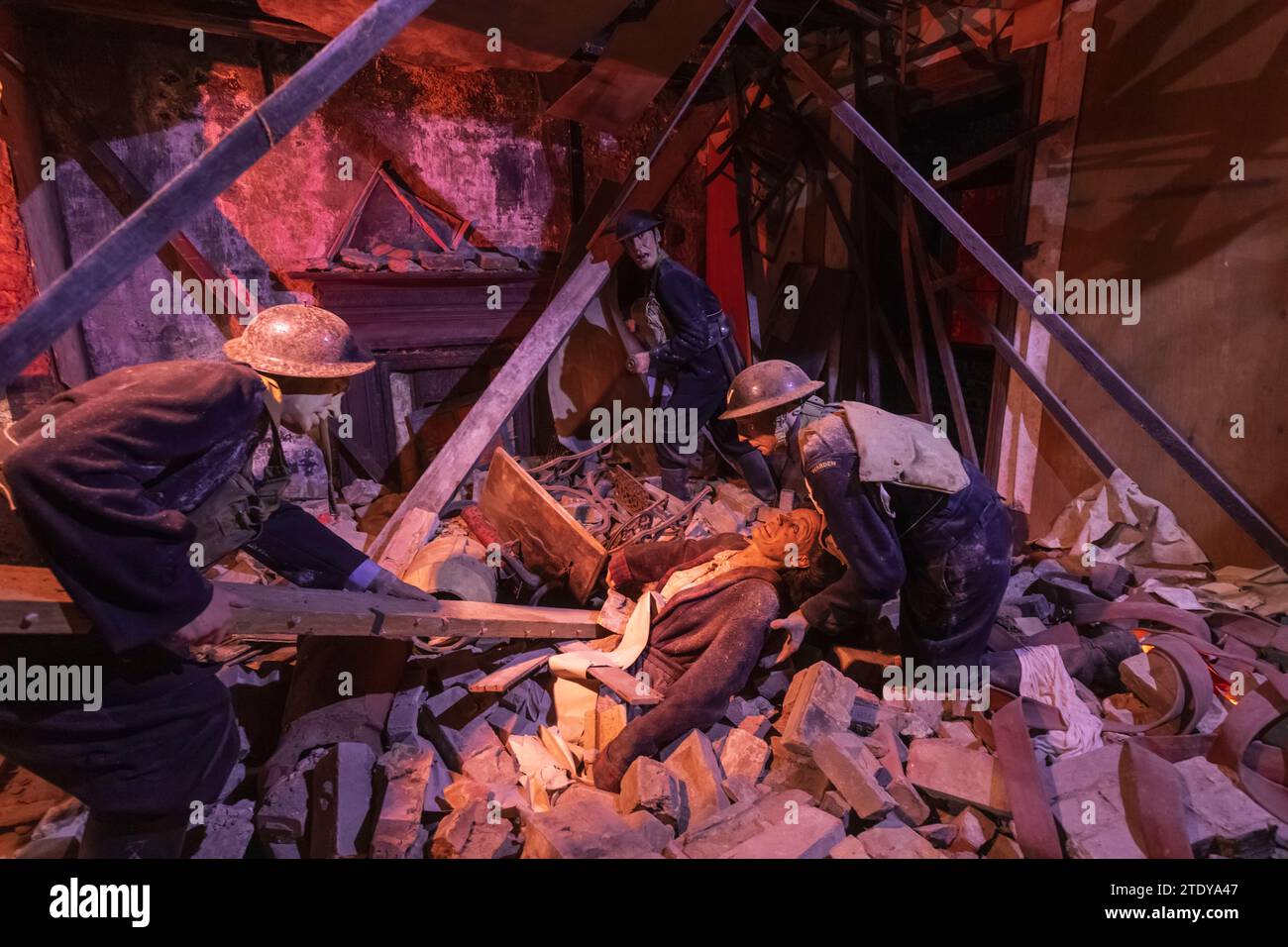 Wwii england bomb damage hi-res stock photography and images - Alamy