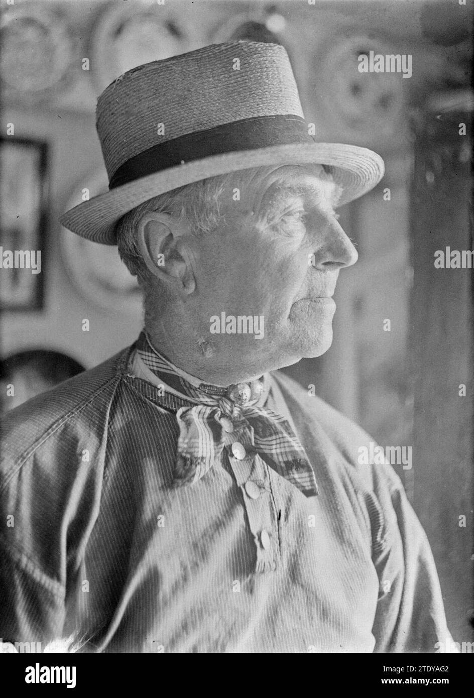 Portrait of a man in traditional Marker costume ca. 1932 Stock Photo ...