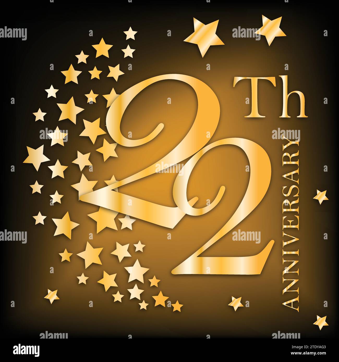 22 anniversary Stock Vector Images - Alamy