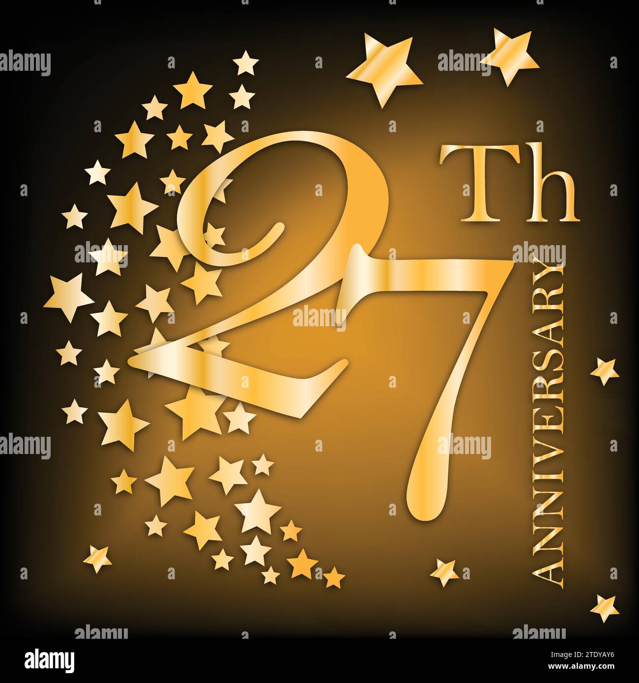 27 anniversary Stock Vector Images - Alamy