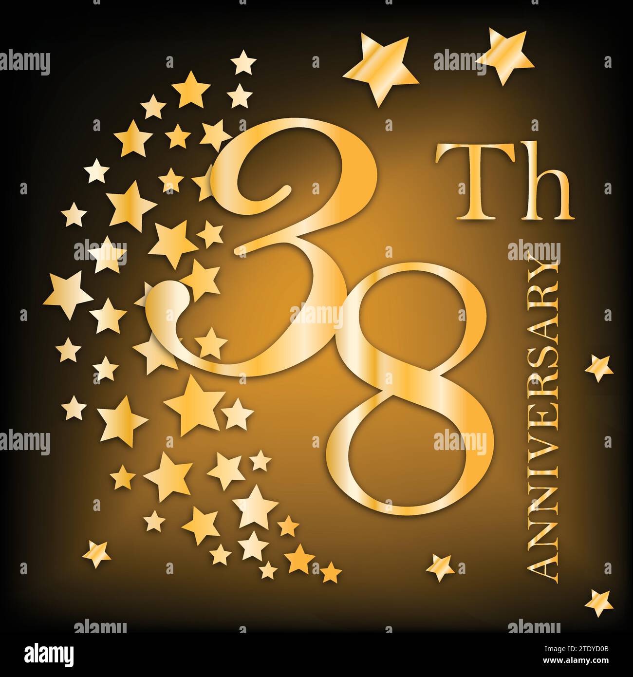 38 years anniversary Stock Vector Images - Alamy