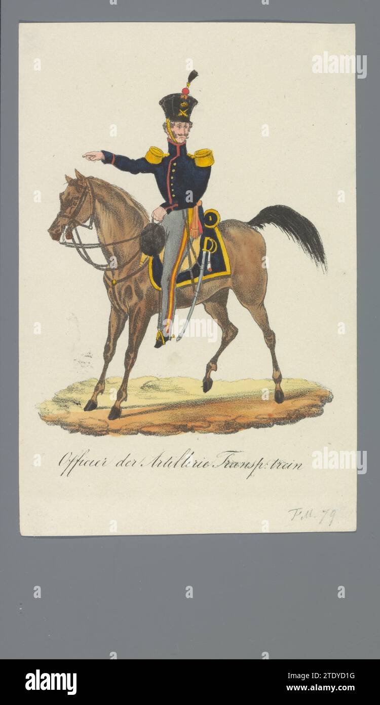 Officer of Artillery Transp: Trein, 1835 - 1850 Officer of the ...