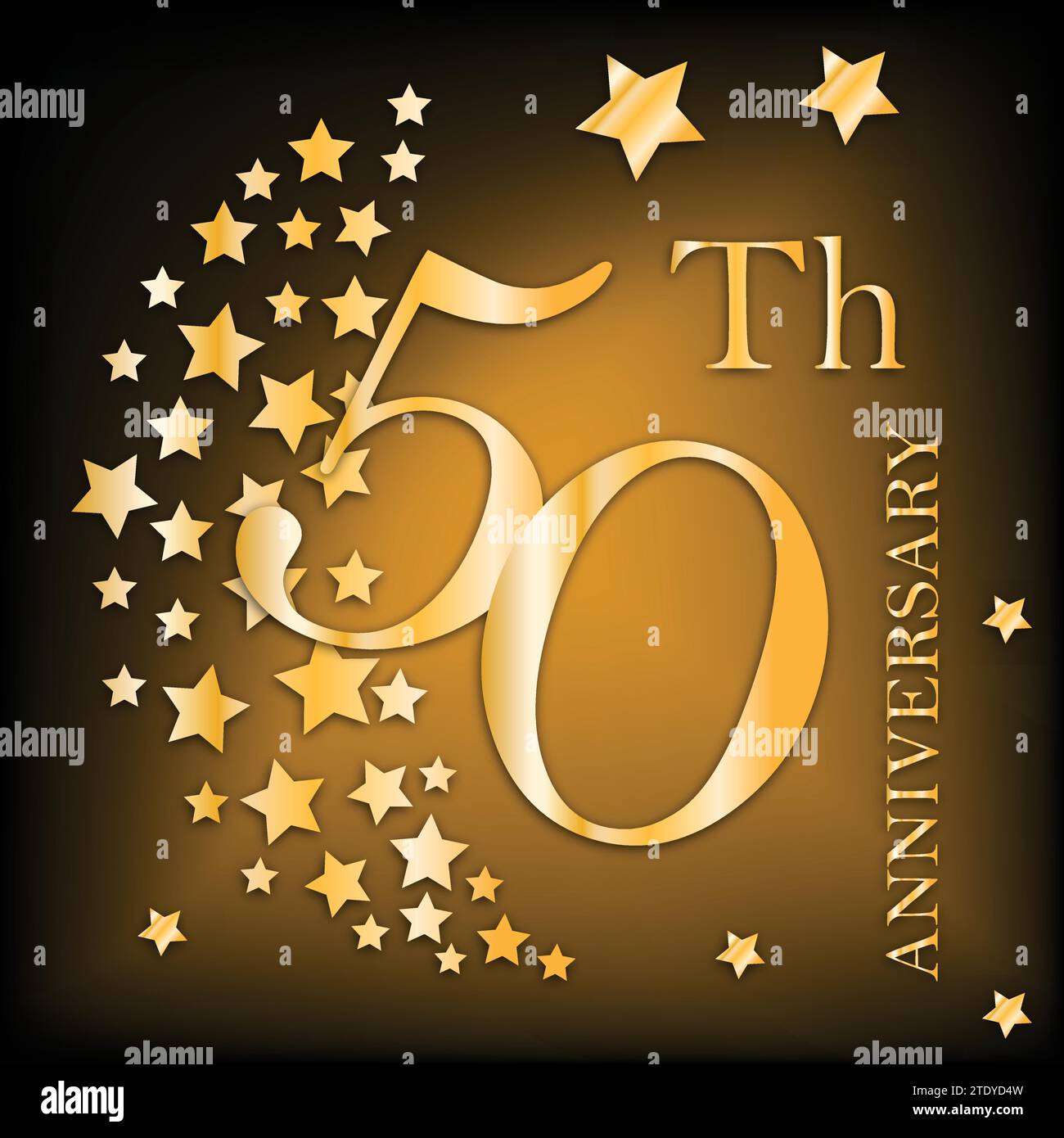 50 years anniversary golden premium badge Stock Vector Image & Art - Alamy