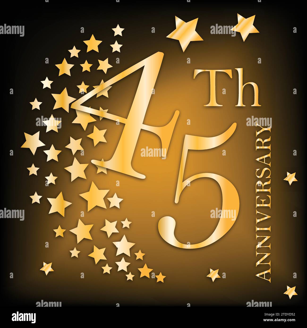 45 45 years Stock Vector Images - Alamy