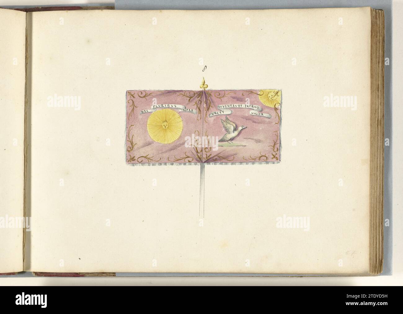 Frans Standard, conquered in the Battle of Oudenaarde, 1708, 1713 ...