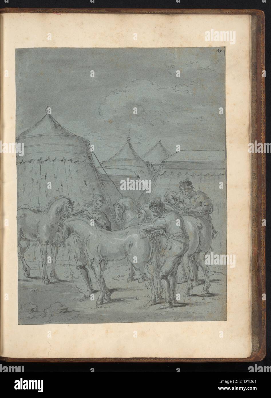 Alexander the Great lets the moons and tails of horses and mules cut ...