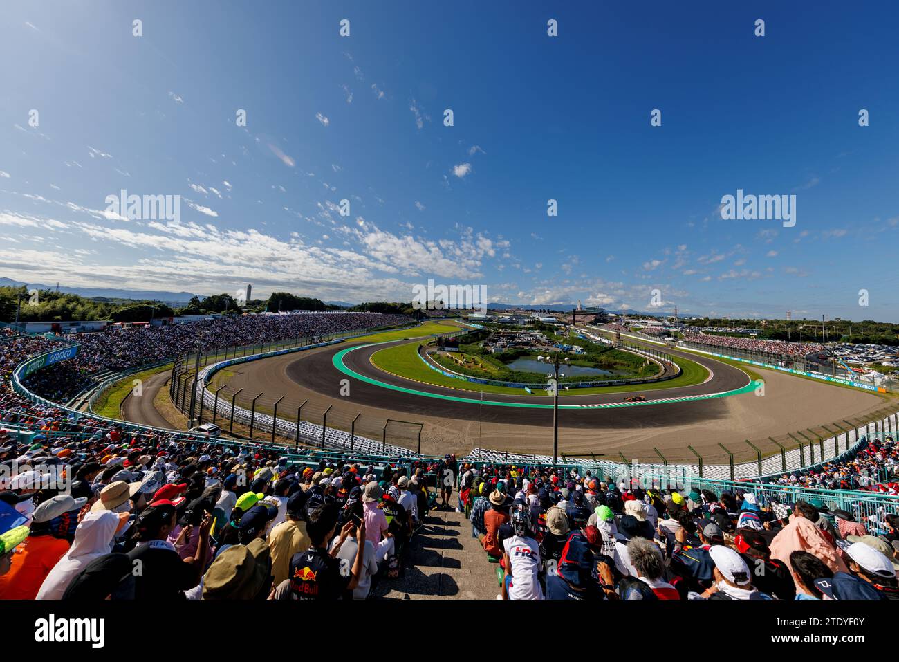 Suzuka Grand Prix Circuit, 20 December 2023: The view from Turn 1 ...