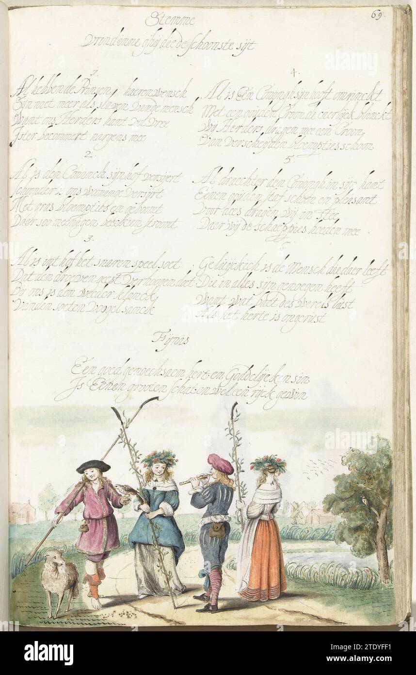 Four pastoral figures hi-res stock photography and images - Alamy