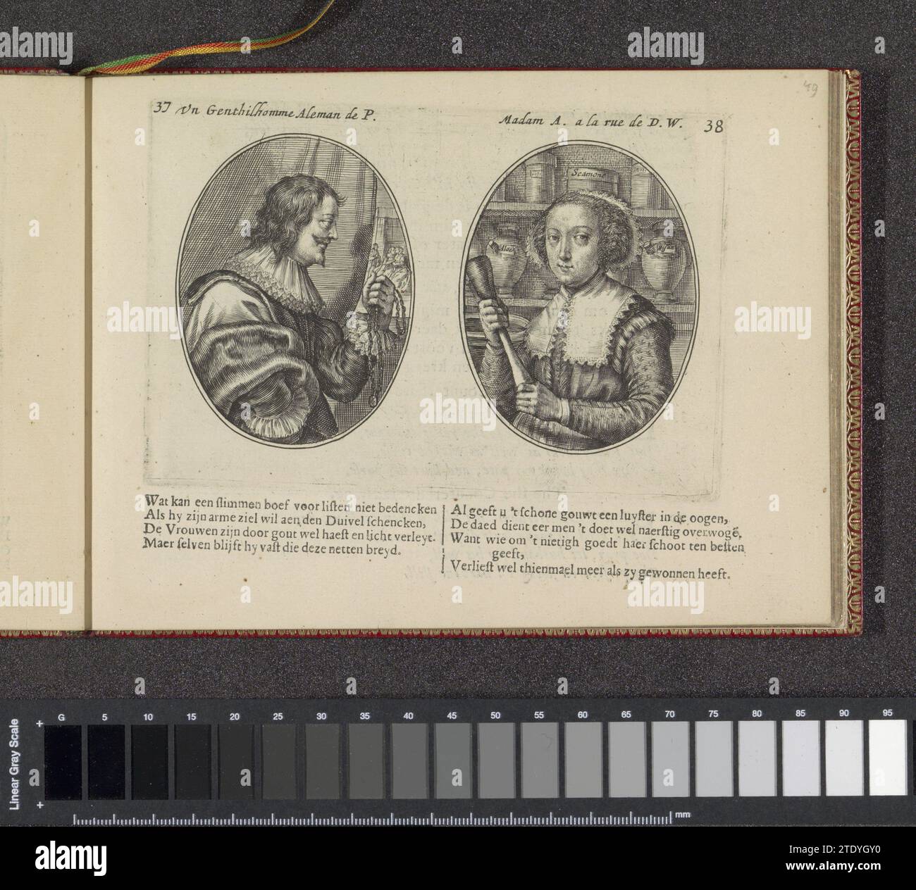 German nobleman and a woman from Amsterdam, 1641 Two performances on an ...