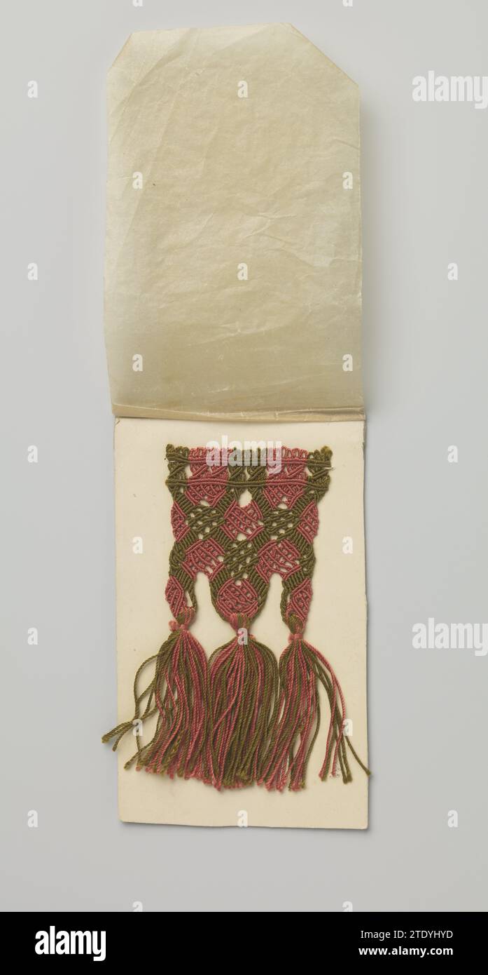 Handwork by Macramé, Aagje Tiket, c. 1900 Handicraft of Macramé-Frank ...