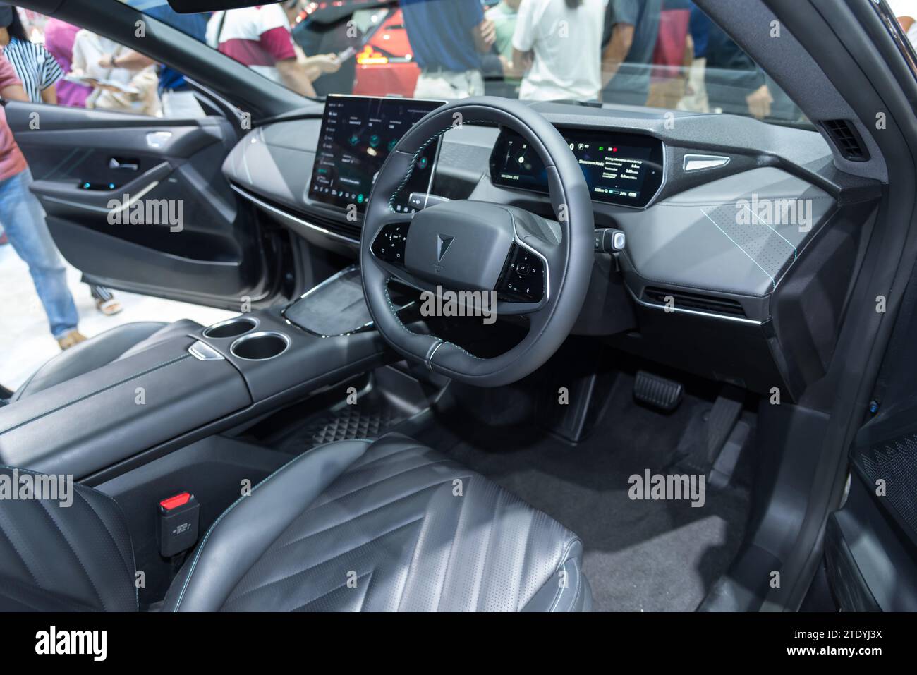 Bangkok,Thailand - 6 Dec, 2023: Interior of Deepal L07 car show in ...