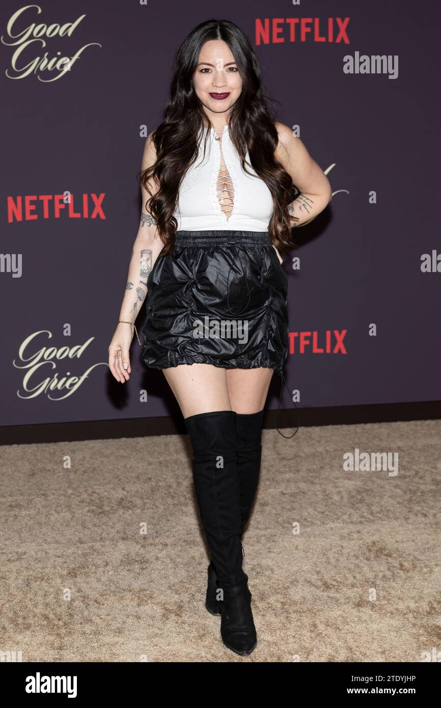 Los Angeles, USA. 19th Dec, 2023. Courtney Tracey attends the arrivals ...