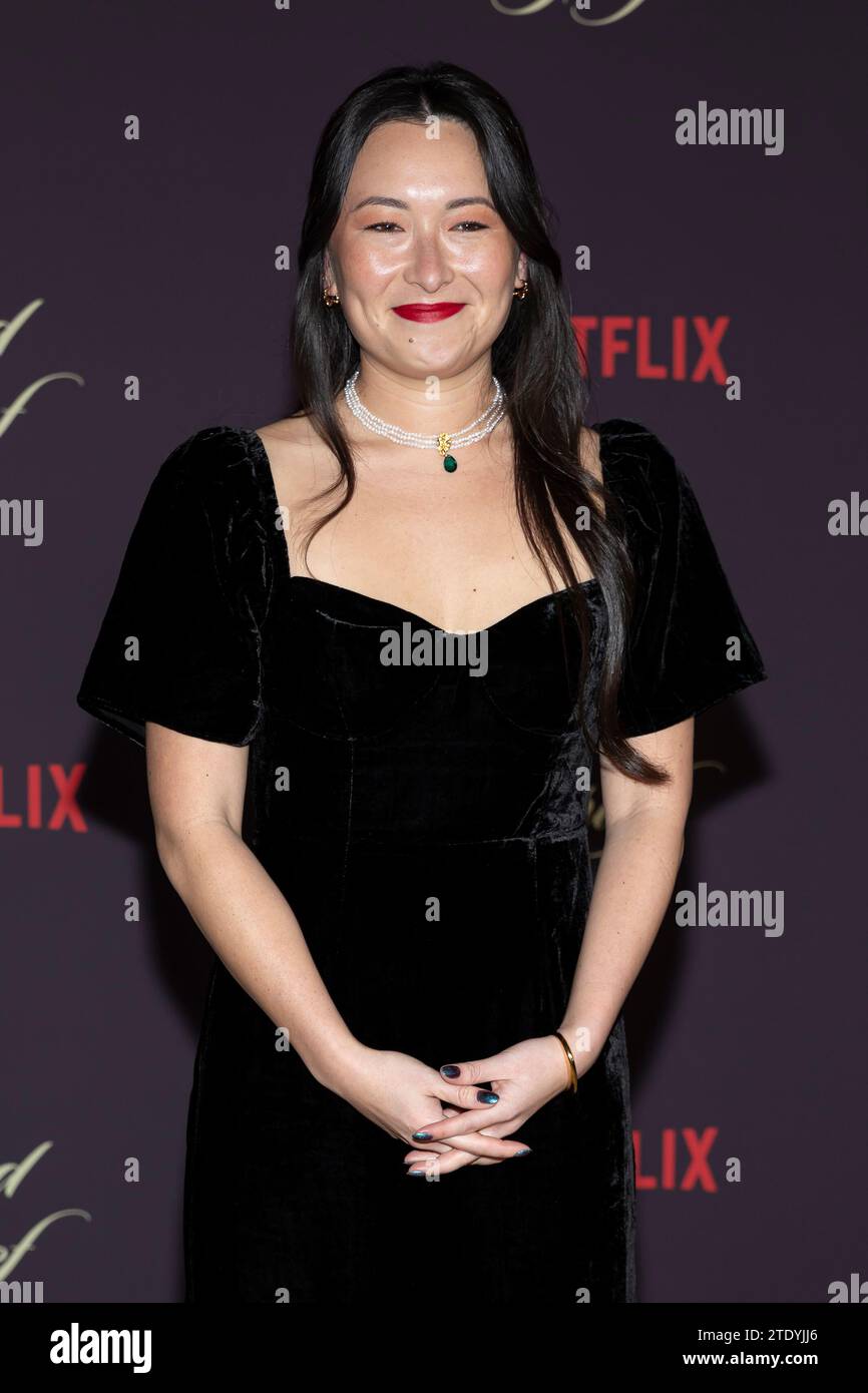 Los Angeles, USA. 19th Dec, 2023. Megan Zehmer attends the arrivals of ...