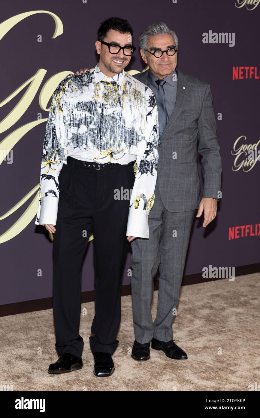 Los Angeles, USA. 19th Dec, 2023. Daniel Levy and Eugene Levy attend ...