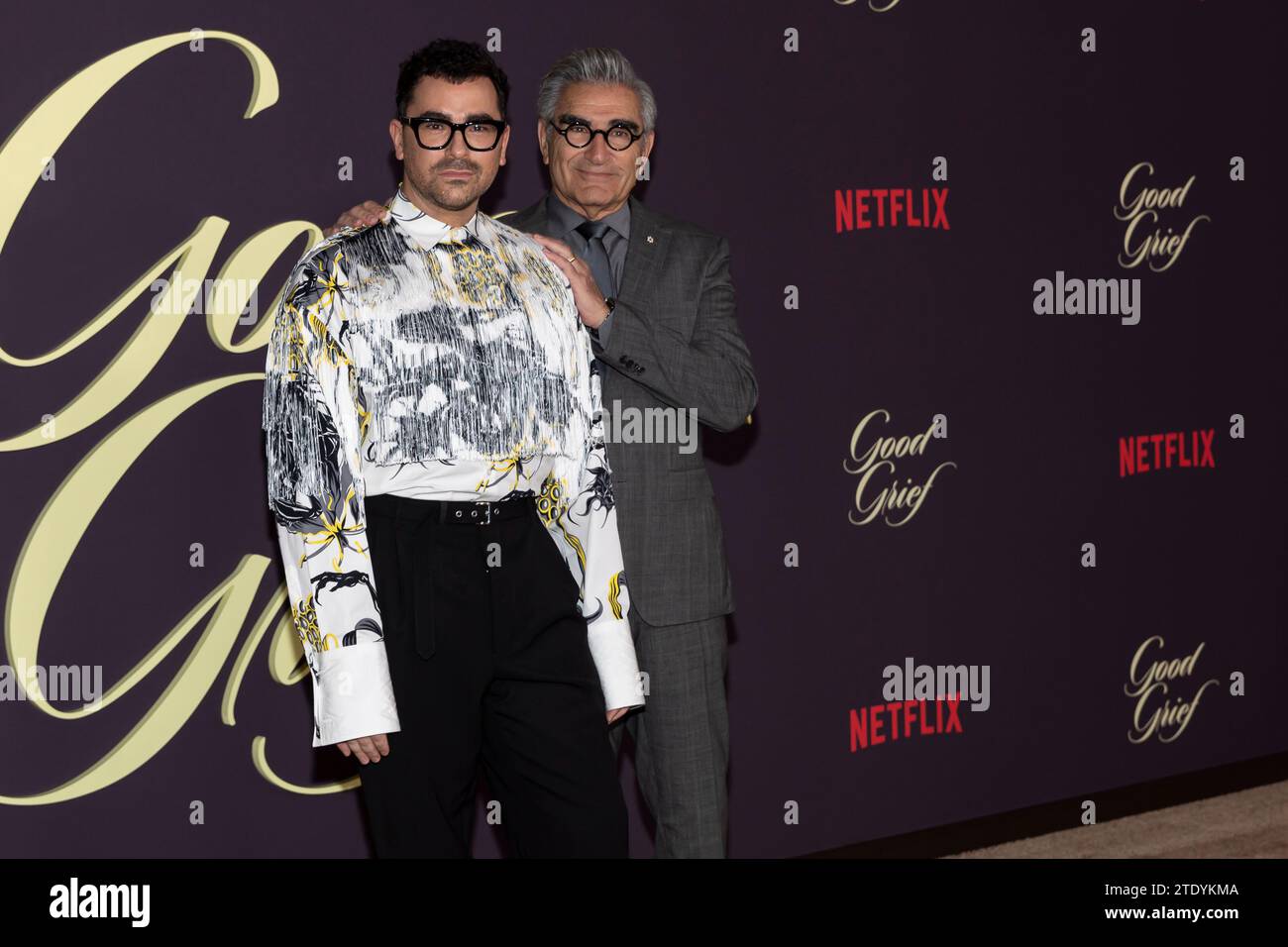 Los Angeles, USA. 19th Dec, 2023. Daniel Levy and Eugene Levy attend ...