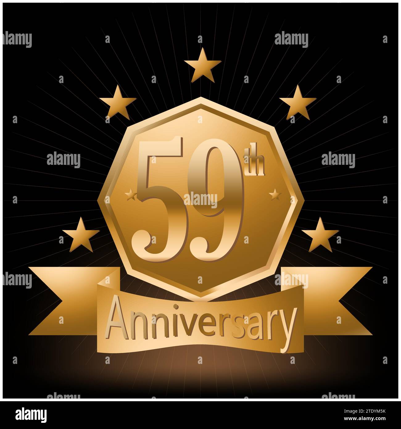 59th Anniversary Celebration Logo Vector Stock Vector Image & Art - Alamy