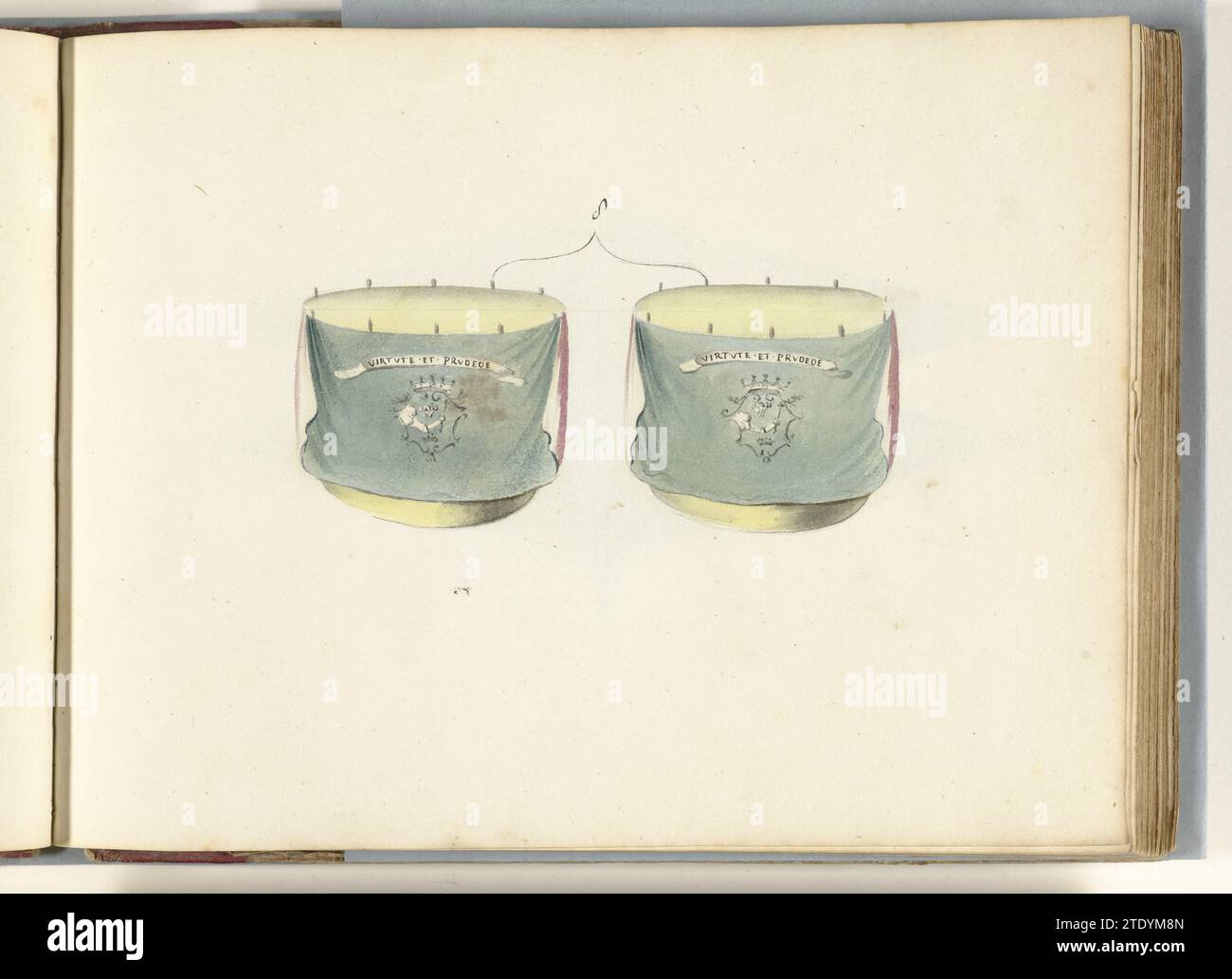 Two French Top, conquered in the Battle of Oudenaarde, 1708, 1713 ...