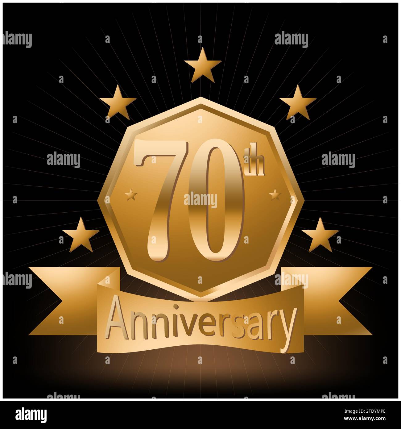 70th Anniversary Celebration Logo Vector Stock Vector Image & Art - Alamy