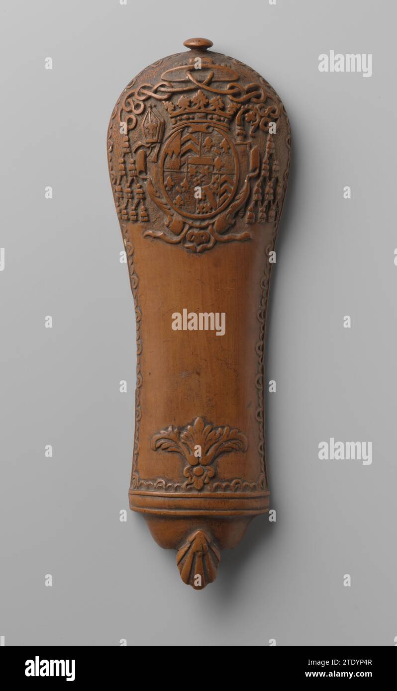 Rasp made of palmhout with musical instruments decorated ,, 1700 - 1750 ...