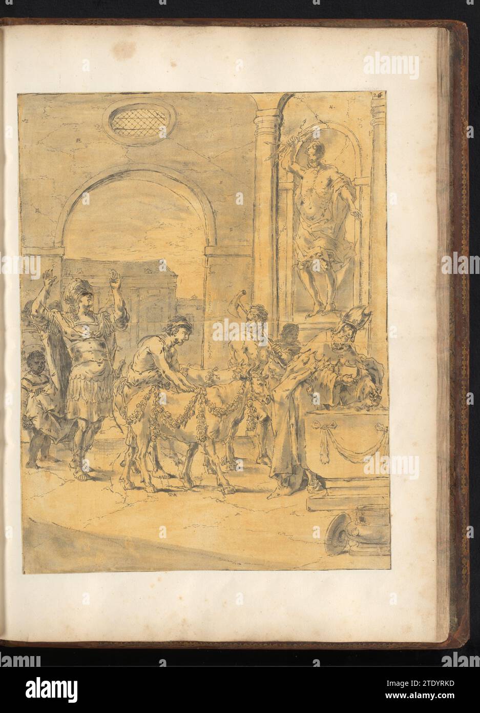 Alexander the Great Offerse White Bulls to Jupiter, Leonaert Bramer, c ...