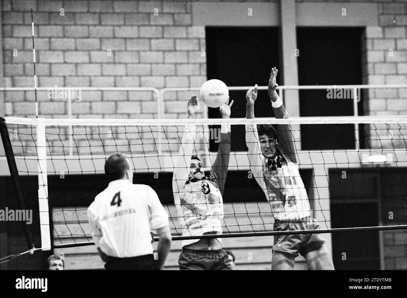 Volleyball: OVRA-Zaanstad, Haarlem, The Netherlands, 23-10-1992 ...
