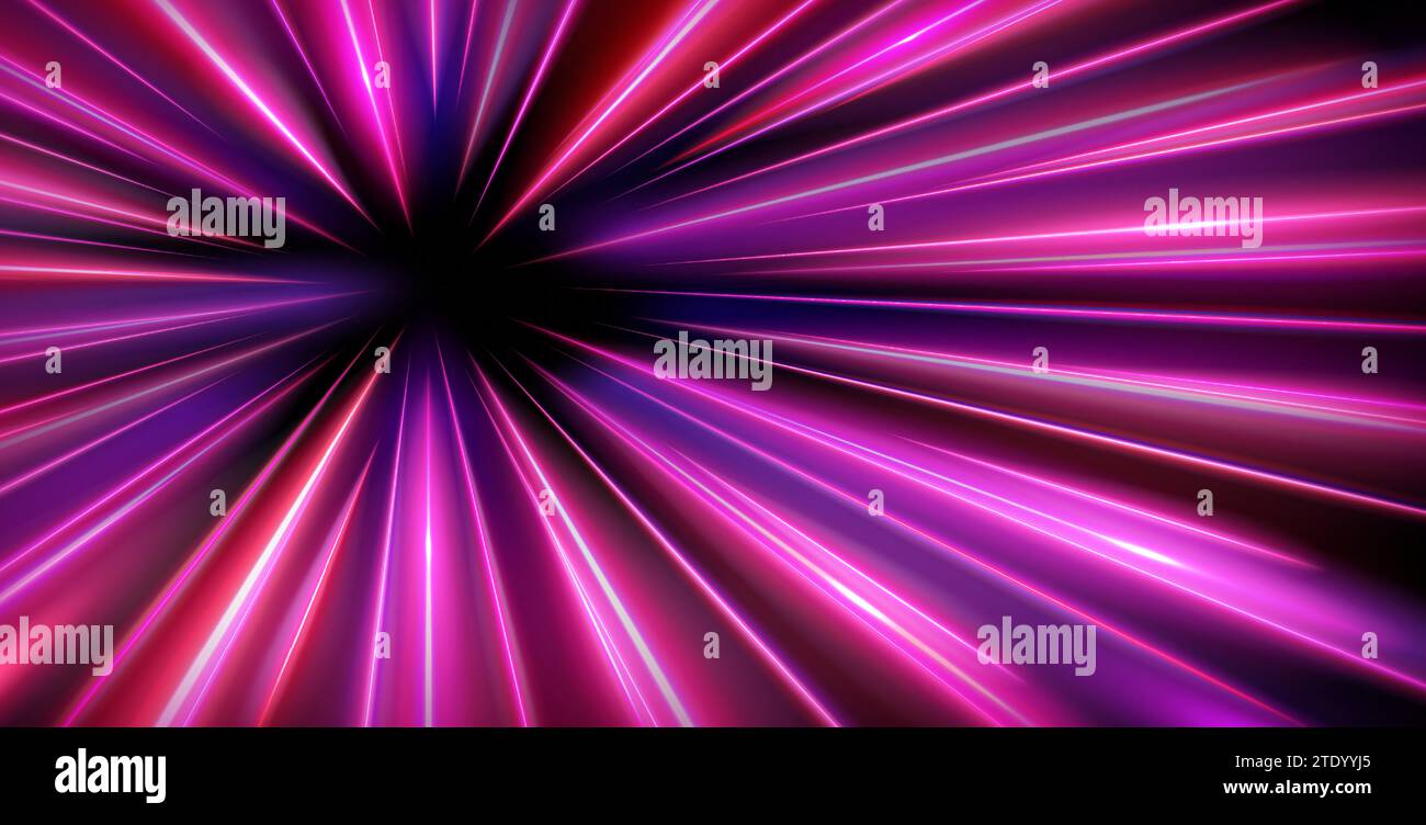 Fast light motion speed effect. Vector realistic illustration of ...