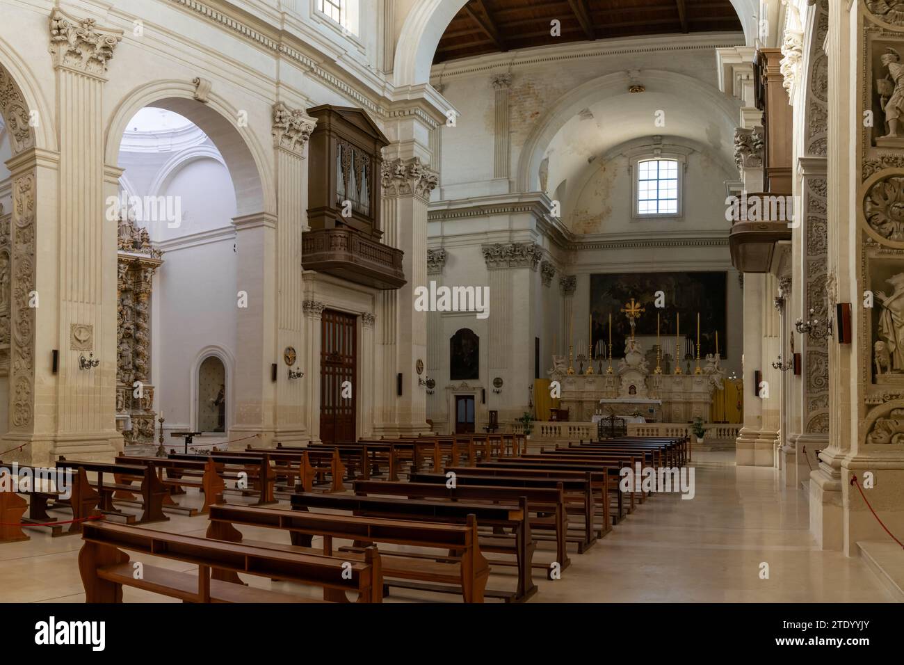 Baroque church chiesa di santa irene hi-res stock photography and ...