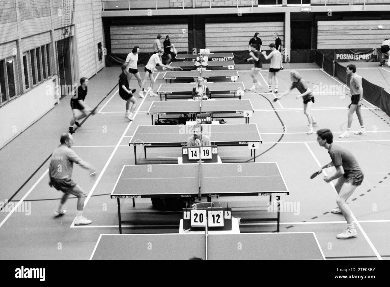 Table tennis competitions, Beijneshal, Table Tennis, 07-01-1990 ...