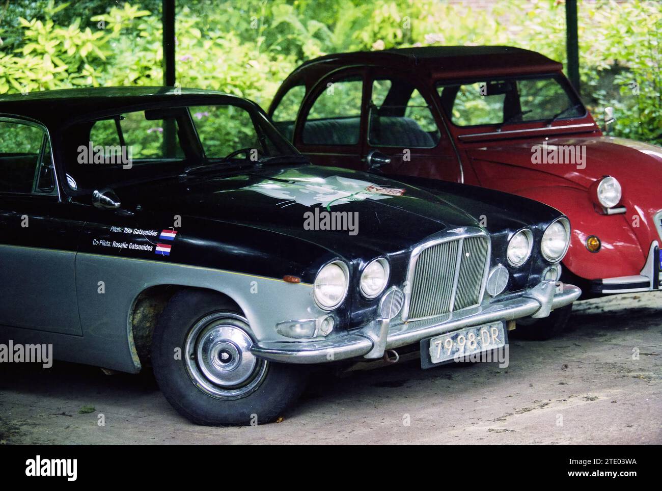 Cars of Gatsonides, beginning of Boekenroodeweg, Aerdenhout. Maus ...