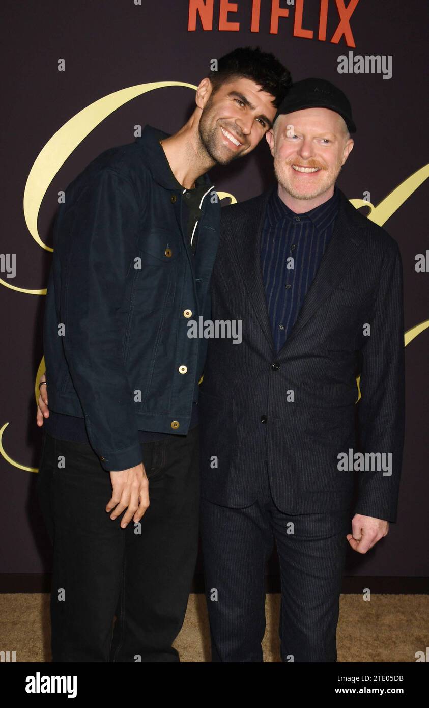 LOS ANGELES, CA - DECEMBER 19: Justin Mikita and Jesse Tyler Ferguson ...